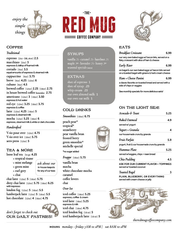 THE CAFE – The Red Mug Coffee Company